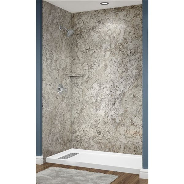 Tuscan Marble Look Shower Walls | Vital Hydrotherapy