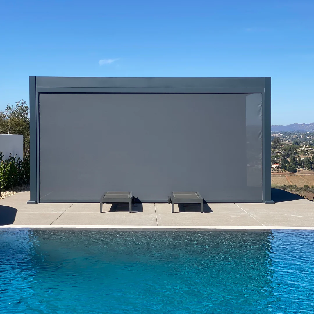 Bon Pergola Wind Resistant Screen - Weatherproof Pergola | Vital ...
