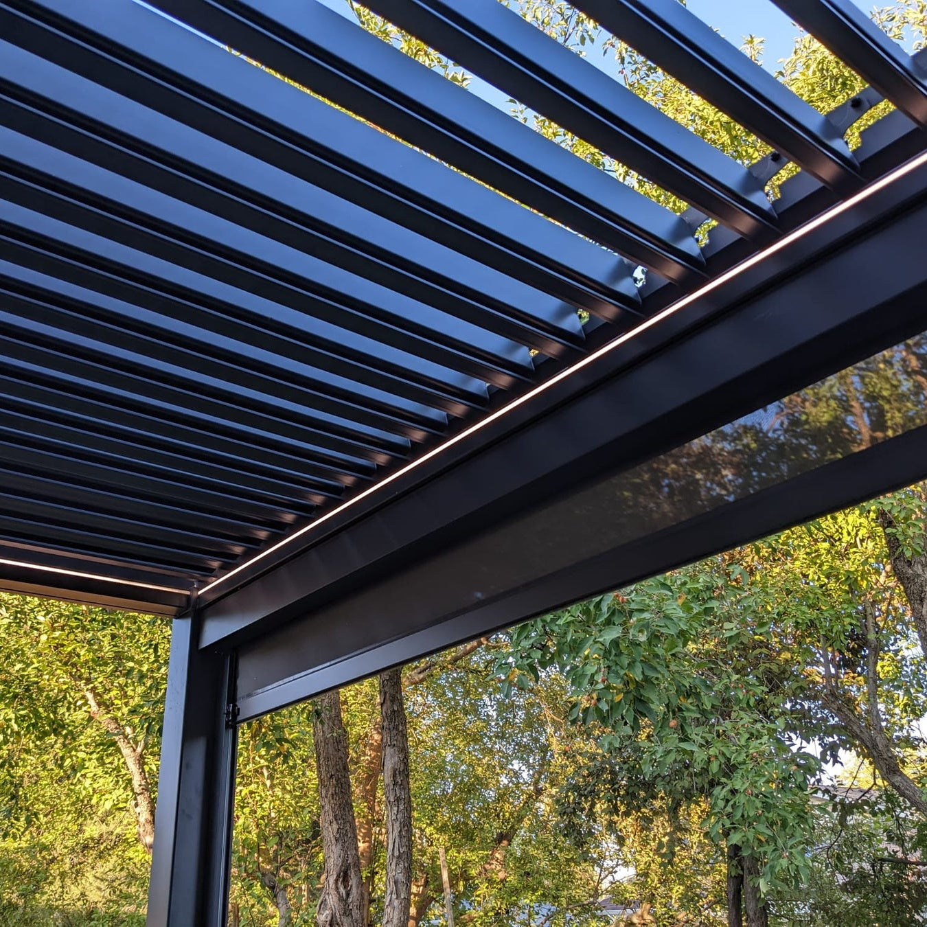 Bon Pergola Wind Resistant Screen for Villa Pergola SCN | Vital ...