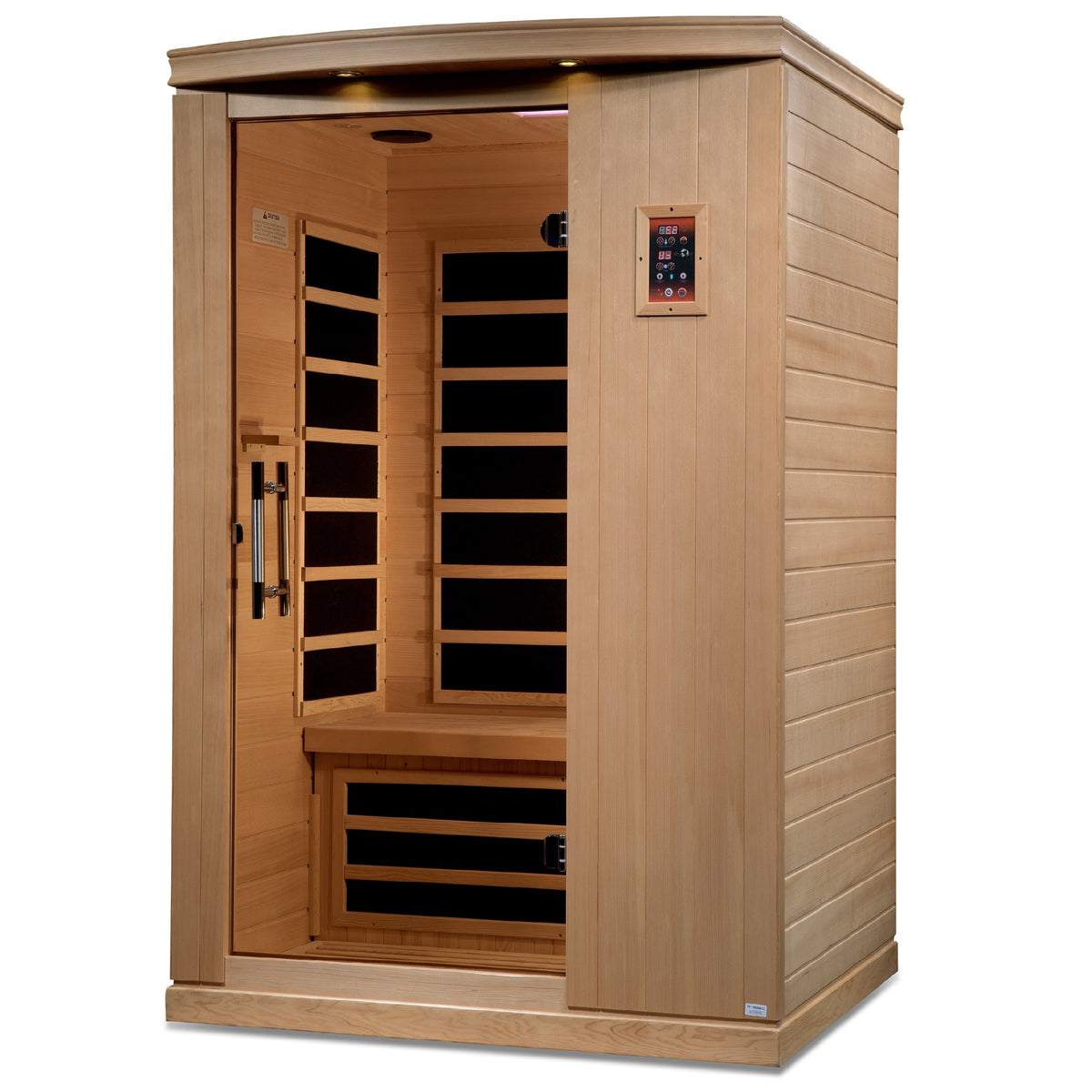 Dynamic Venice Elite 2-person Ultra Low EMF (Under 3MG) FAR Infrared Sauna (Canadian Hemlock ...