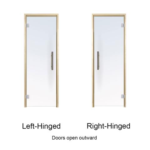 Prosaunas 36x81 Tinted ADA Glass with Aspen Frame Sauna Door | Vital ...