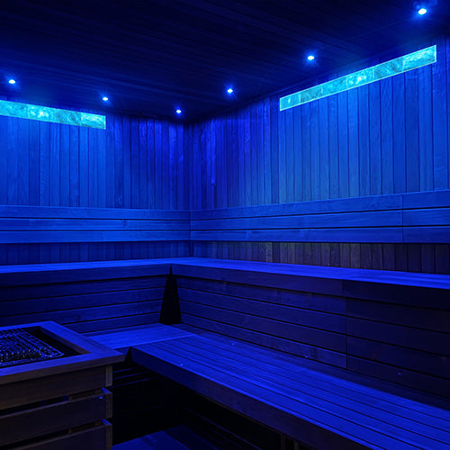 Prosaunas Genuine Customizable Small Himalayan Sauna Salt Feature Light ...