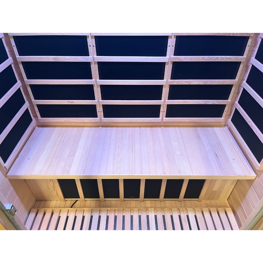 SteamSpa Julius Home Sauna Room 3 Person Hemlock Wooden Indoor FAR ...